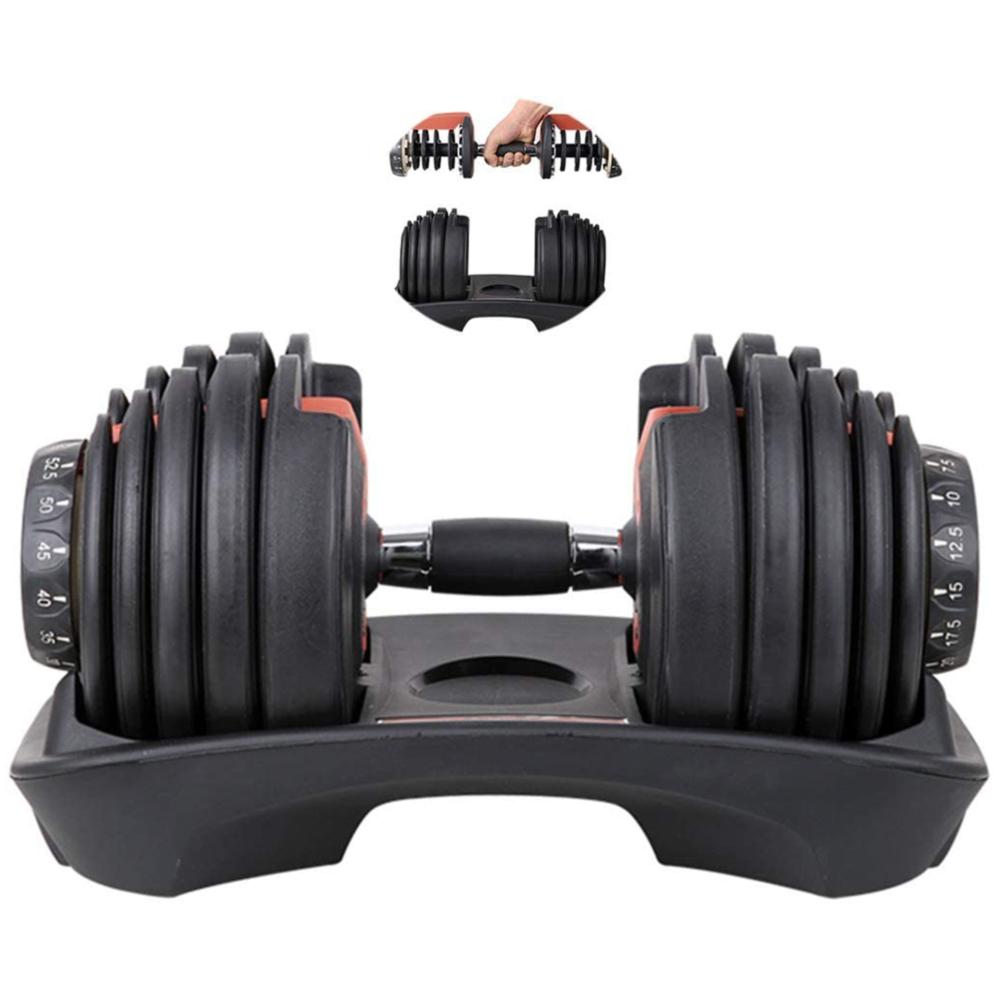 Multi Weight Adjustable Dumbbells 24kgs set (Single piece) | Ener-j