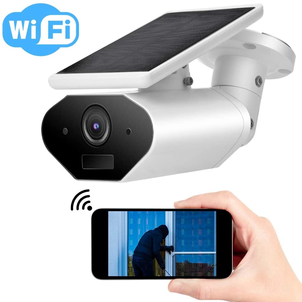 Smart Solar Powered Wireless IP Camera 1080P IP65 | Ener-j