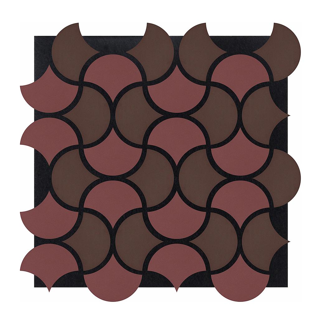 Wave Arc Design Acoustic Wall Panel - Soundproof PET + MDF Size: 600 x ...