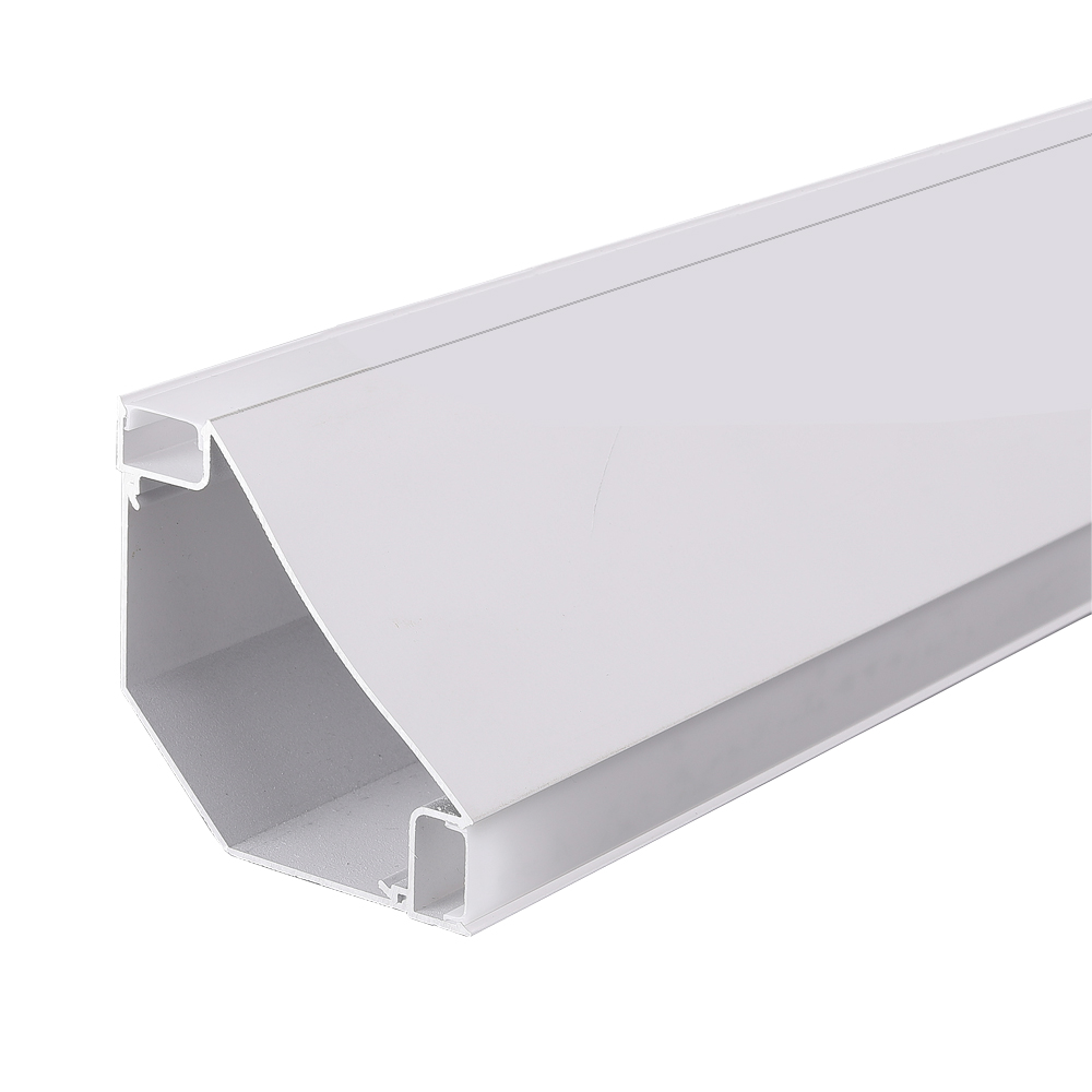 Gypsum LED Cove Light 45 Degree Corner Aluminum Profile, 1 Meter | Ener-j
