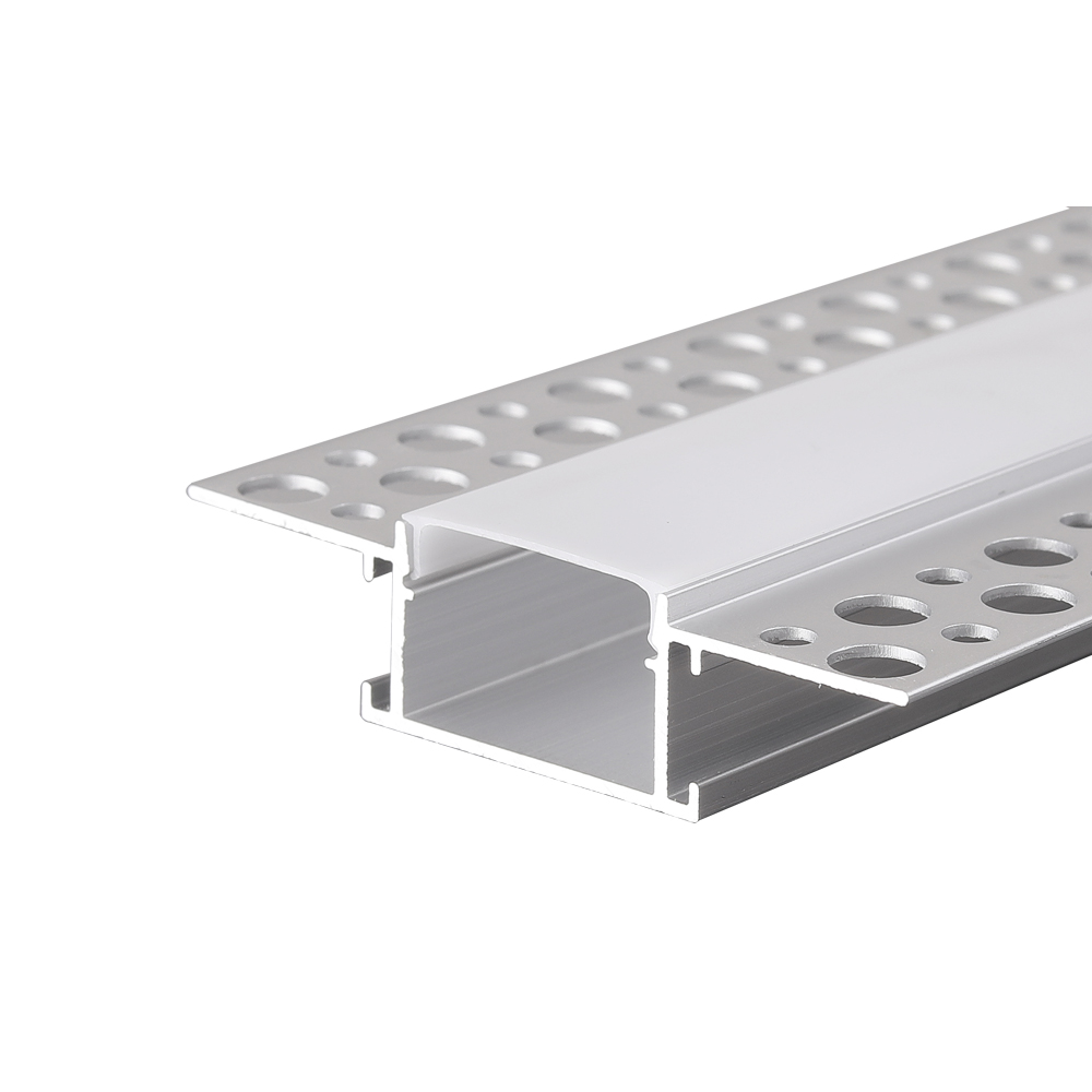 Recessed Plasterboard Trimless Aluminium LED Profile with Flange for ...
